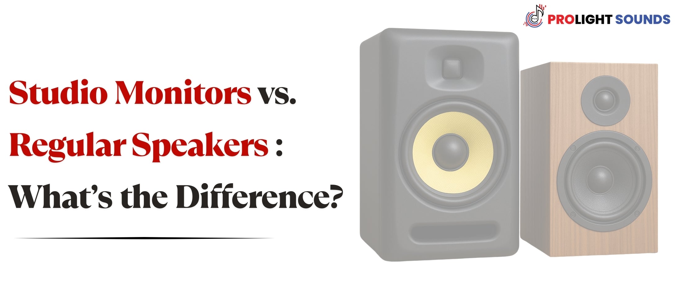 Studio Monitors vs. Regular Speakers: What’s the Difference ...